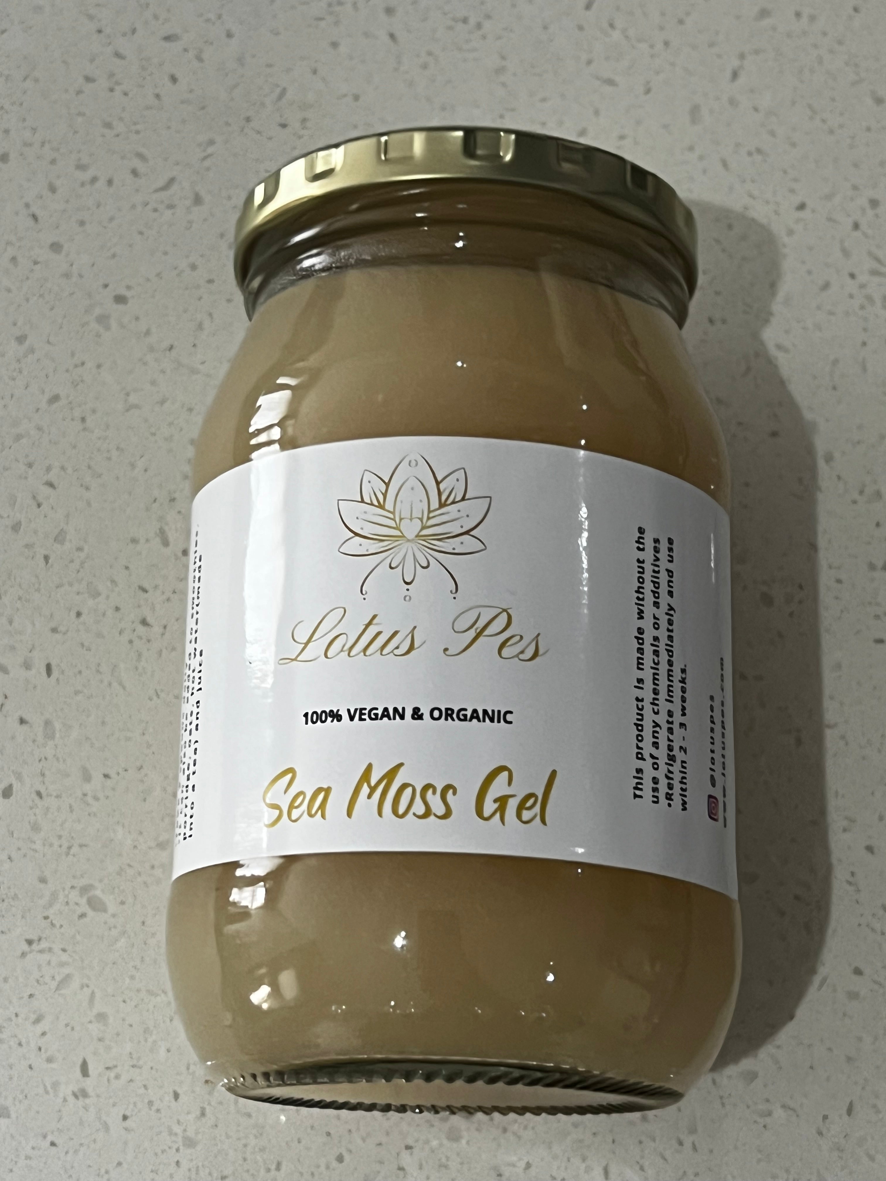 Plain Sea Moss Gel – Lotus Pēs