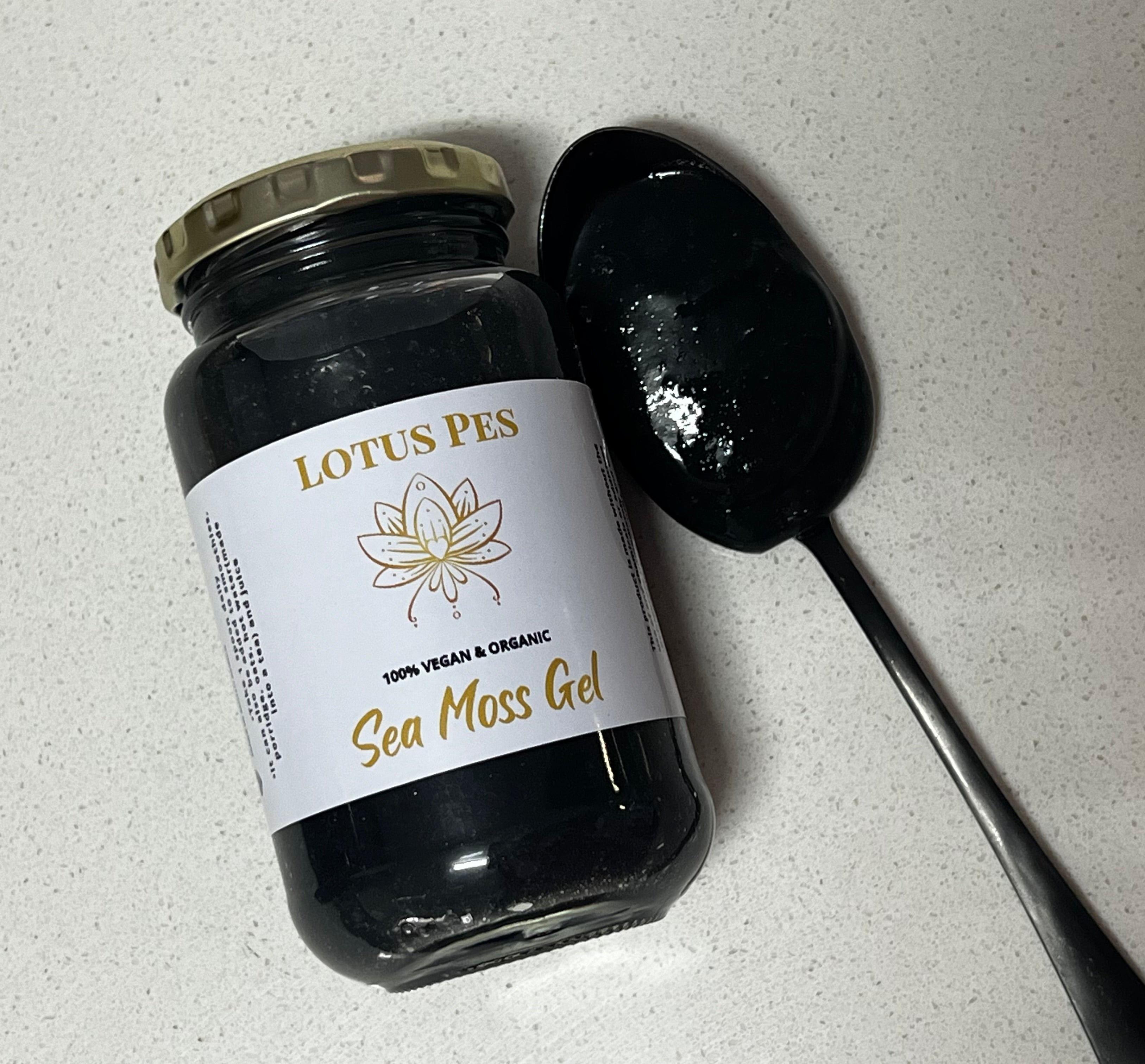 Activated Charcoal Sea Moss Gel – Lotus Pēs